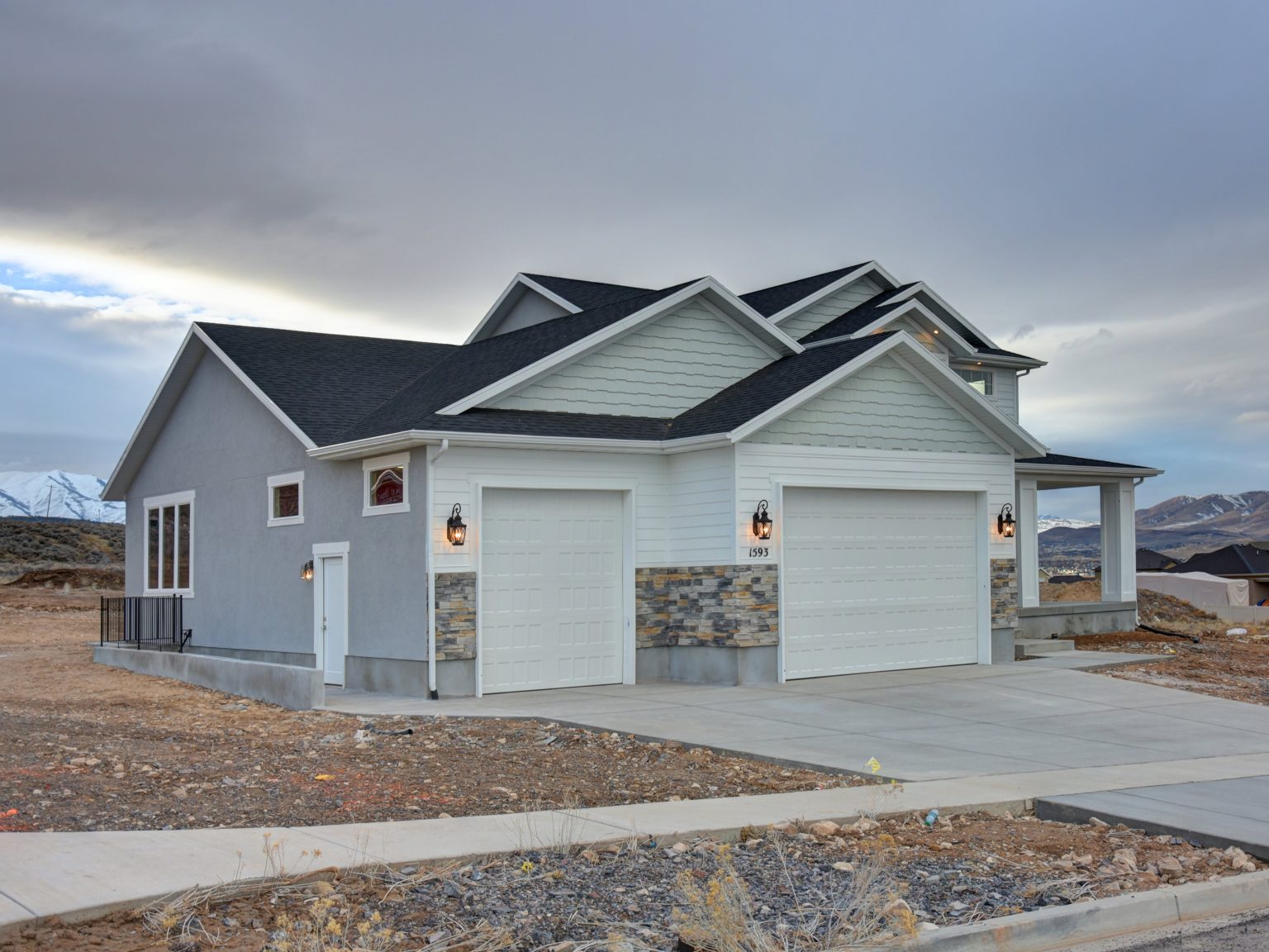 Front Elevation | Lightyear Homes | Utah Custom Home Builder